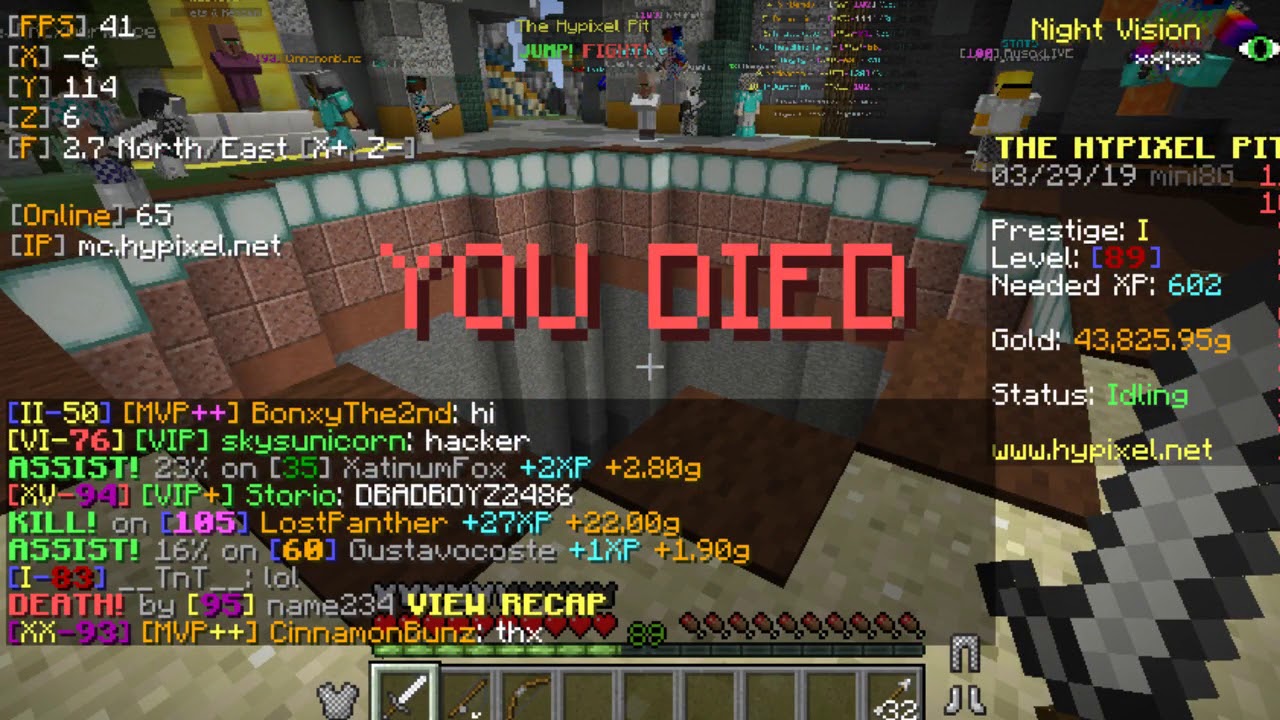 Max Hype Hypixel - YouTube