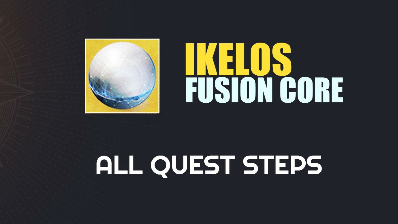 How to repair the "IKELOS Fusion Core" in Destiny: The Taken King ...