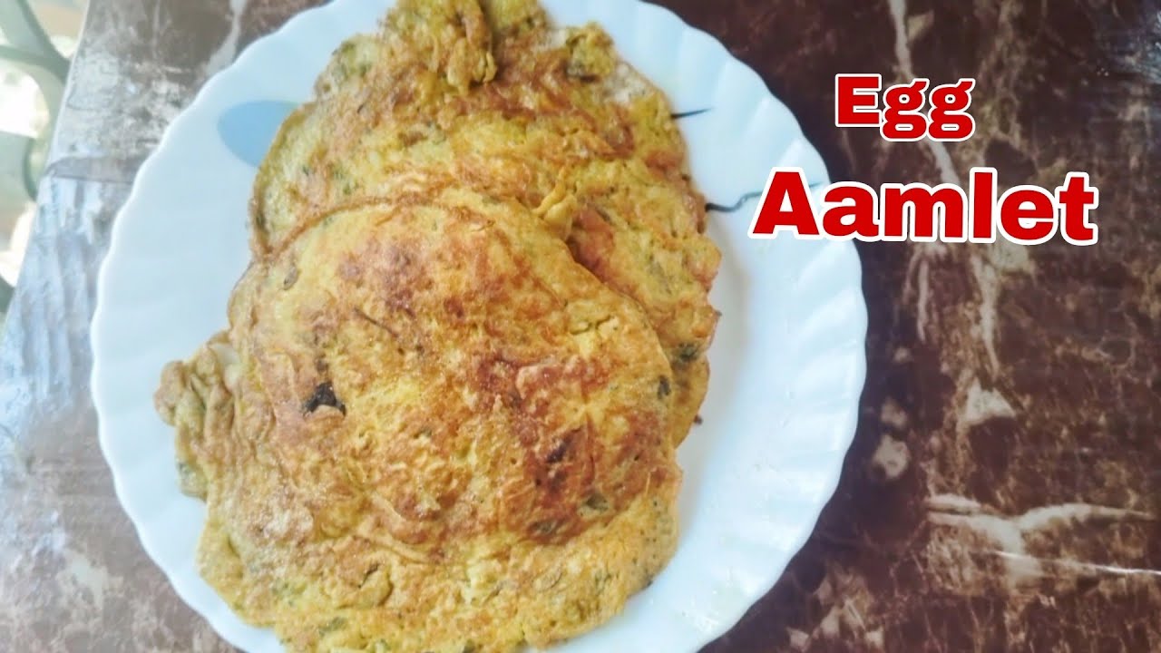 ডিমের অমলেট আলু আর কাসুরি মেথি দিয়ে || Egg Aamlet recipe. - YouTube