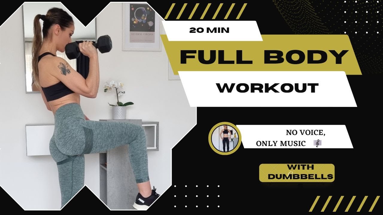 Allenamento Full Body a casa con manubri / Tonifica cuerpo total en ...