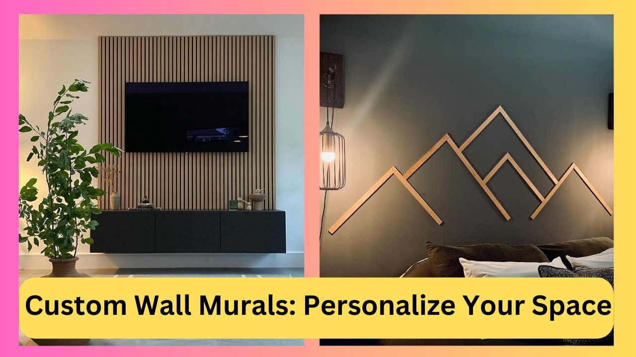 Custom Wall Murals Personalize Your Space - YouTube