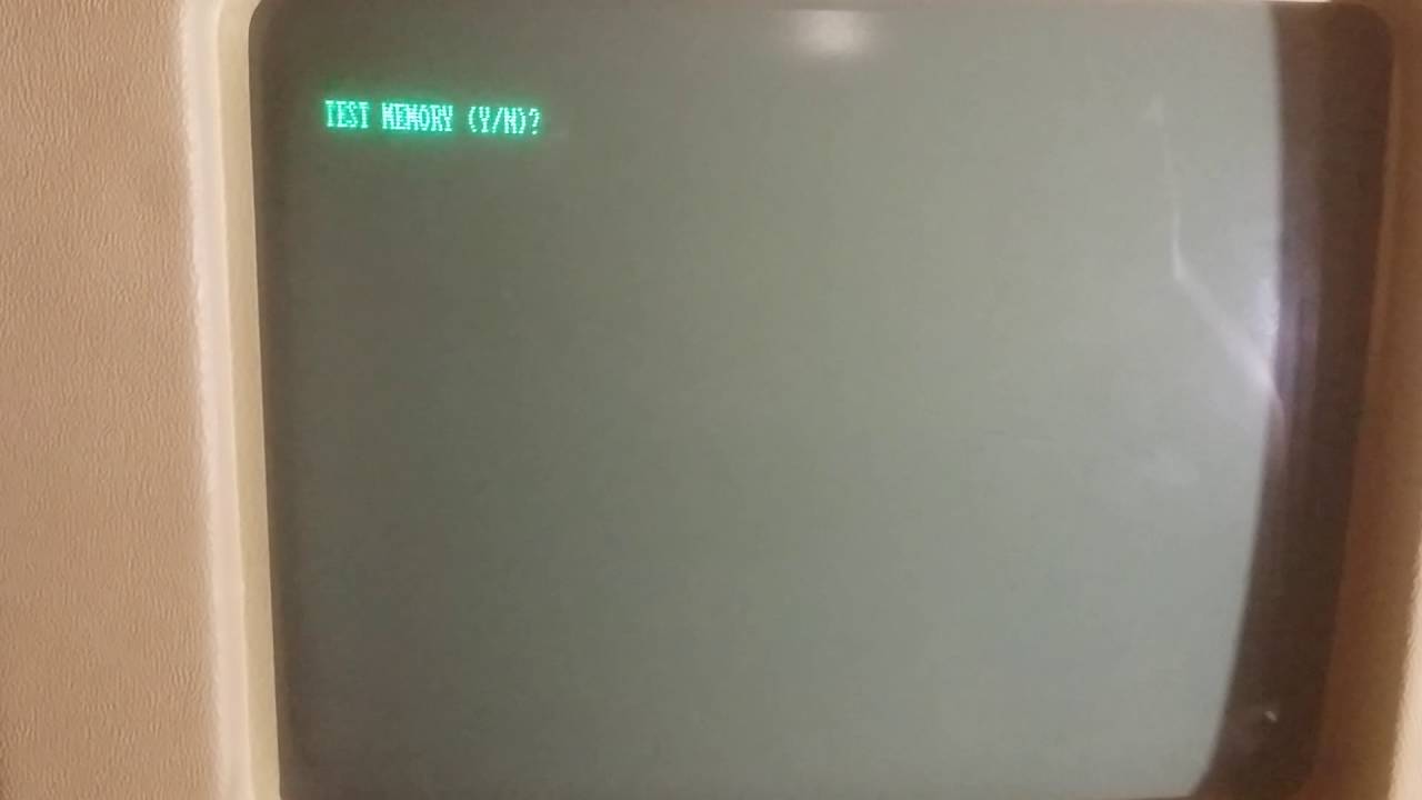 Booting my vintage Columbia Data Products computer - YouTube