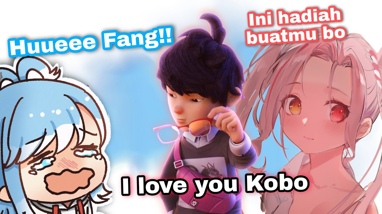 Kobo nangis dikasih Lili hadiah ucapan birthday dari Fang | Kobo Kanaeru Ch. hololive-ID - YouTube
