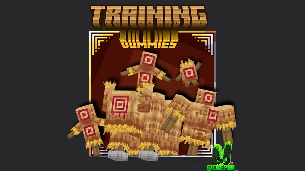 𝐓𝐫𝐚𝐢𝐧𝐢𝐧𝐠 𝐝𝐮𝐦𝐦𝐢𝐞𝐬 - Product | Minecraft | 𝐂𝐫𝐞𝐩𝐚𝐤 - YouTube