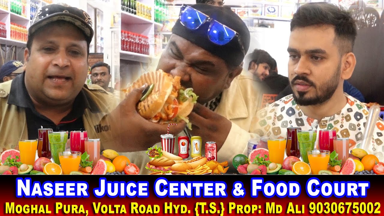 Nazeer Juice Center & Food Court | Food Review By Ali Khan Chotu ...