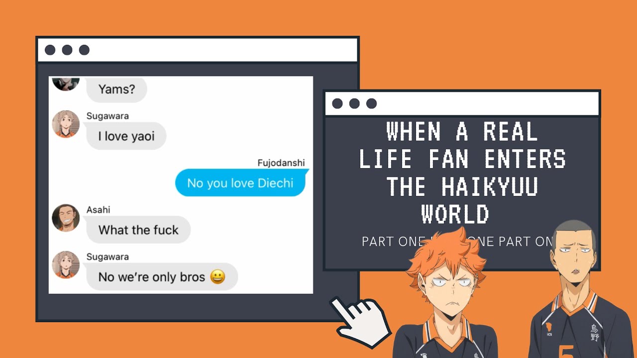 When a fan enters the canon Haikyuu world and begins to ship characters ...