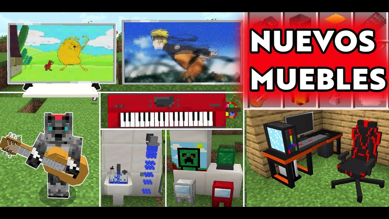 Furnicraft MOD 3D para Minecraft pe 1.16.210 Furniture Addon Para ...