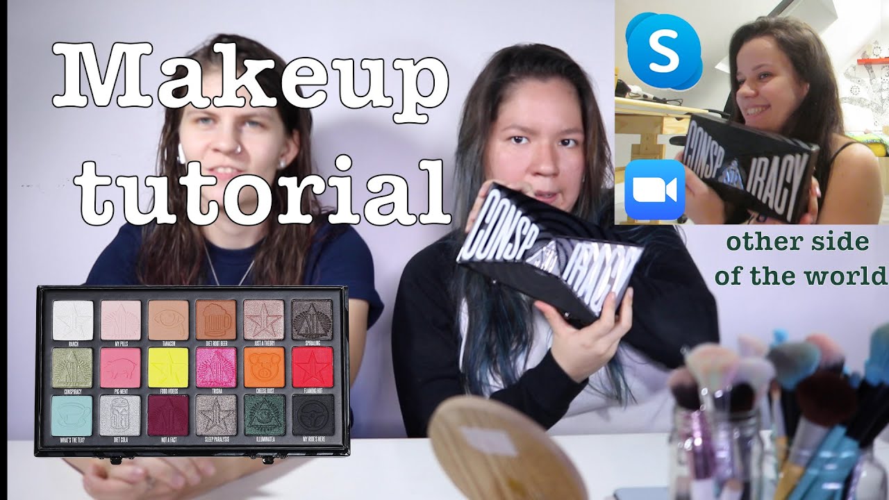 New Years Makeup "Tutorial" with the Conspiracy Palette! - YouTube