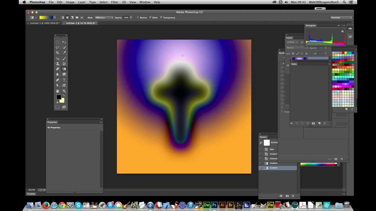 Cross shape Photoshop - YouTube