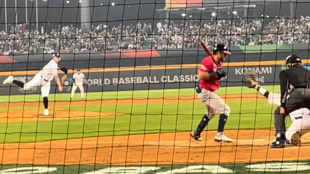 鄧愷威Kai-Wei Teng 一上來對Jose Caballero投出觸身球保送 WBC 經典賽 | Art is BlueLine ...