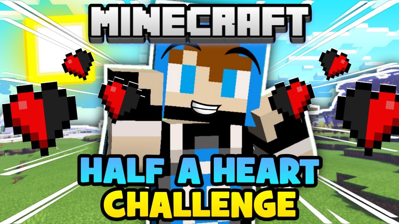 PUSONG HATI! - Minecraft Half a Heart Run Gameplay [Minigames Map ...
