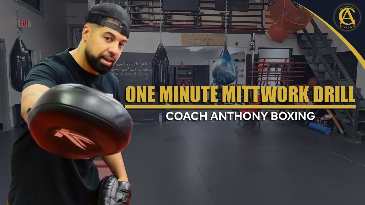 One minute Mittwork Drill | Coach Anthony Boxing - YouTube