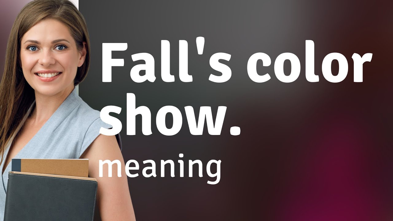 Unveiling the Splendor of Fall: A Colorful Journey - YouTube