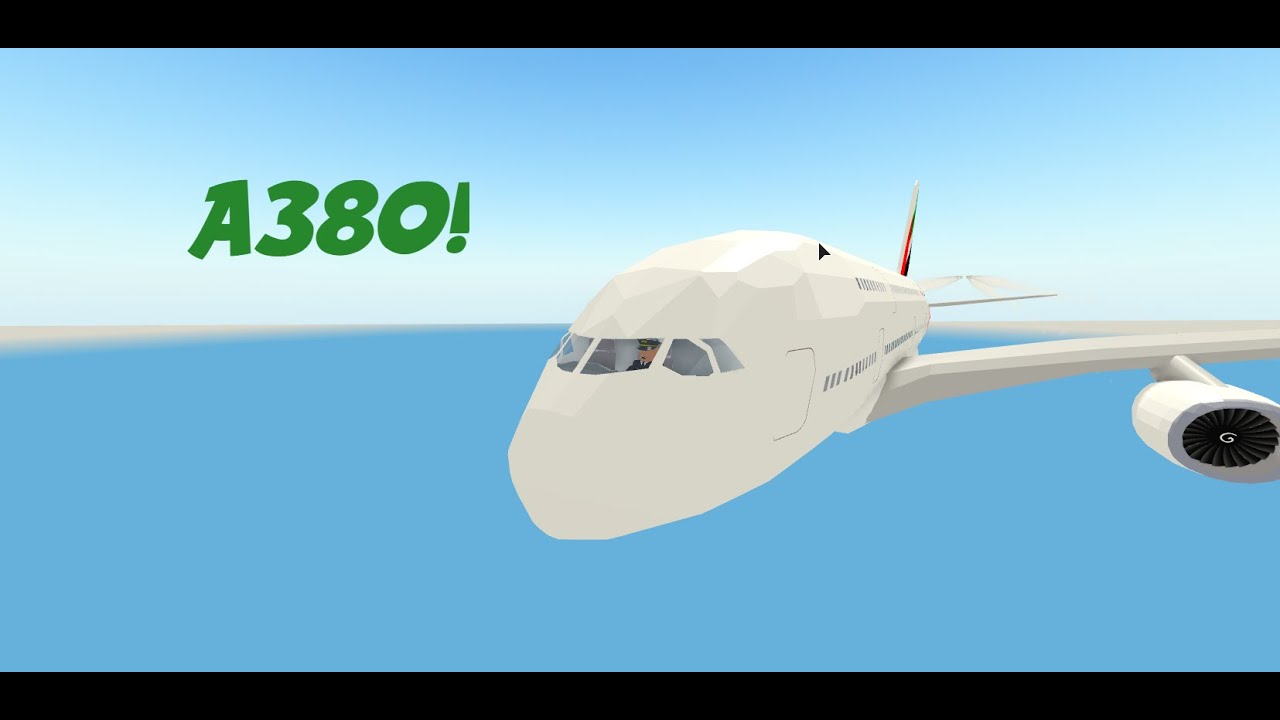 Flying a A380 in Roblox Pilot Training Flight Simulator... - YouTube