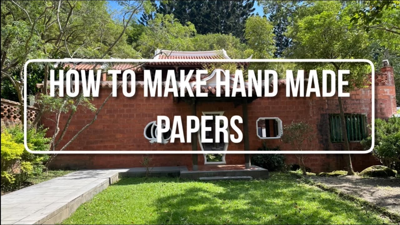 How to make hand made papers😃 - YouTube
