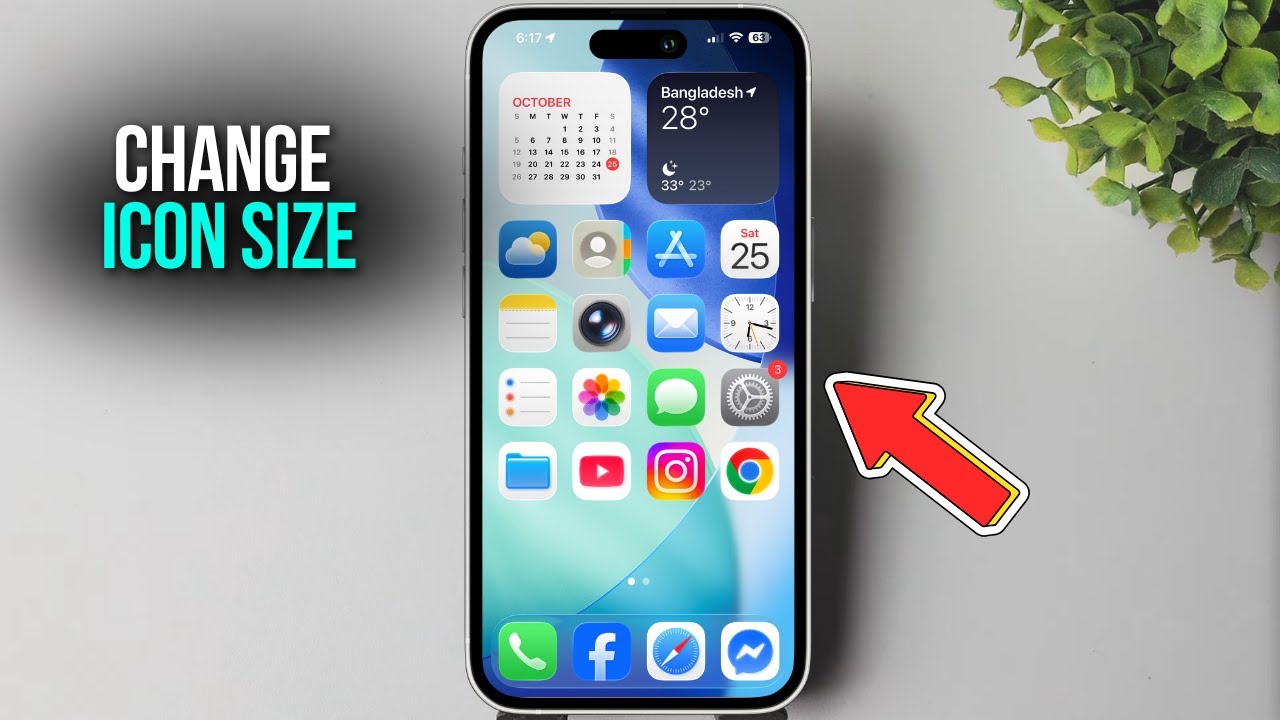 How to Reduce App Icon Size in iPhone - YouTube