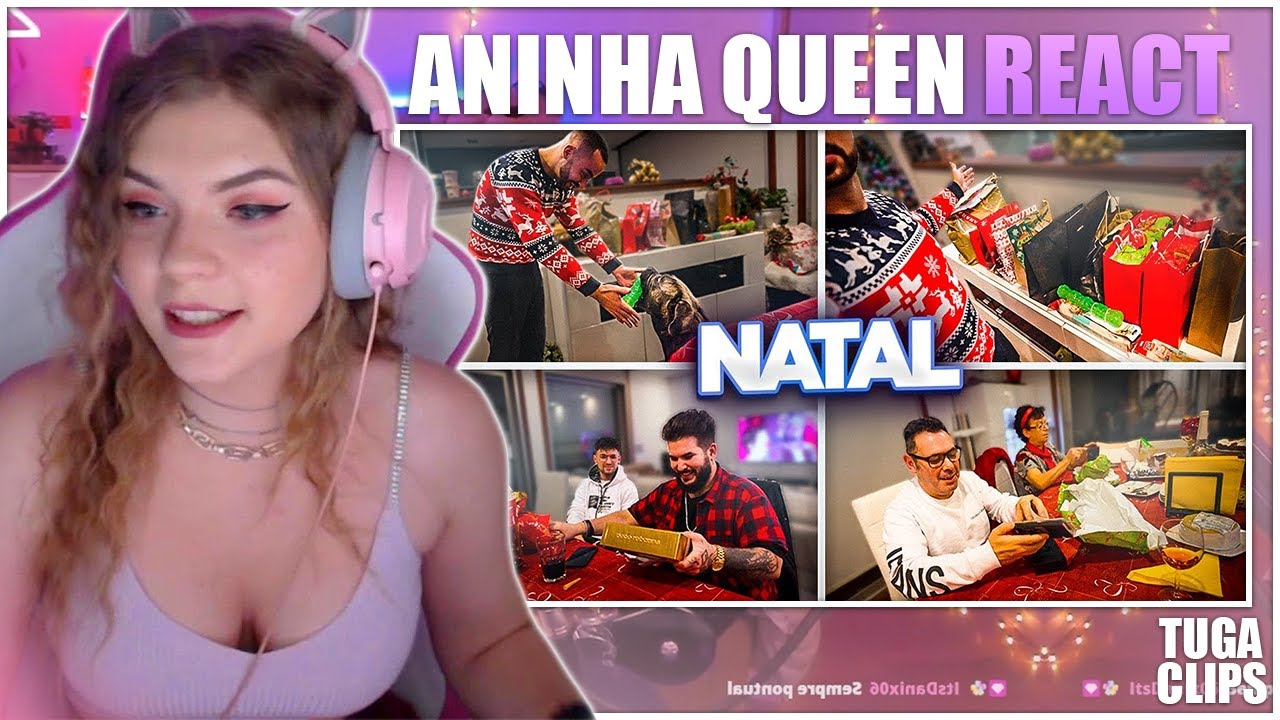 ANINHA QUEEN REACT A "O MEU NATAL ! 🎁 PRENDAS 🎅" - YouTube
