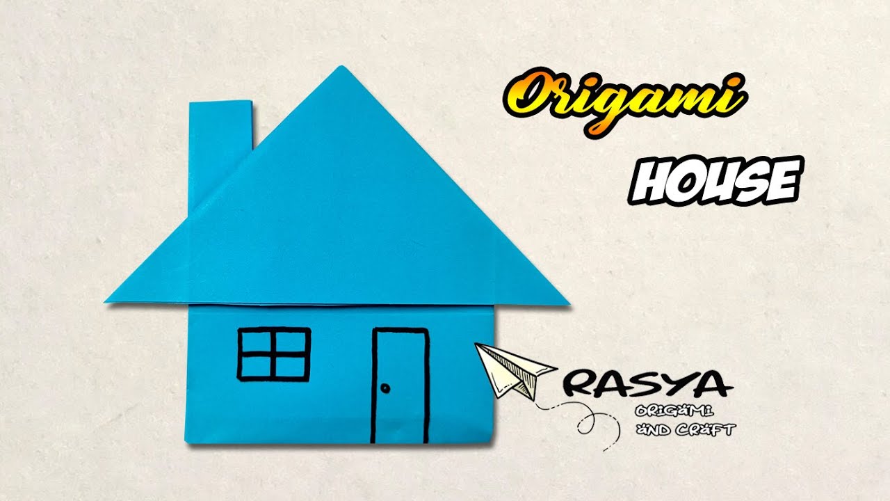 How to make Origami House - YouTube