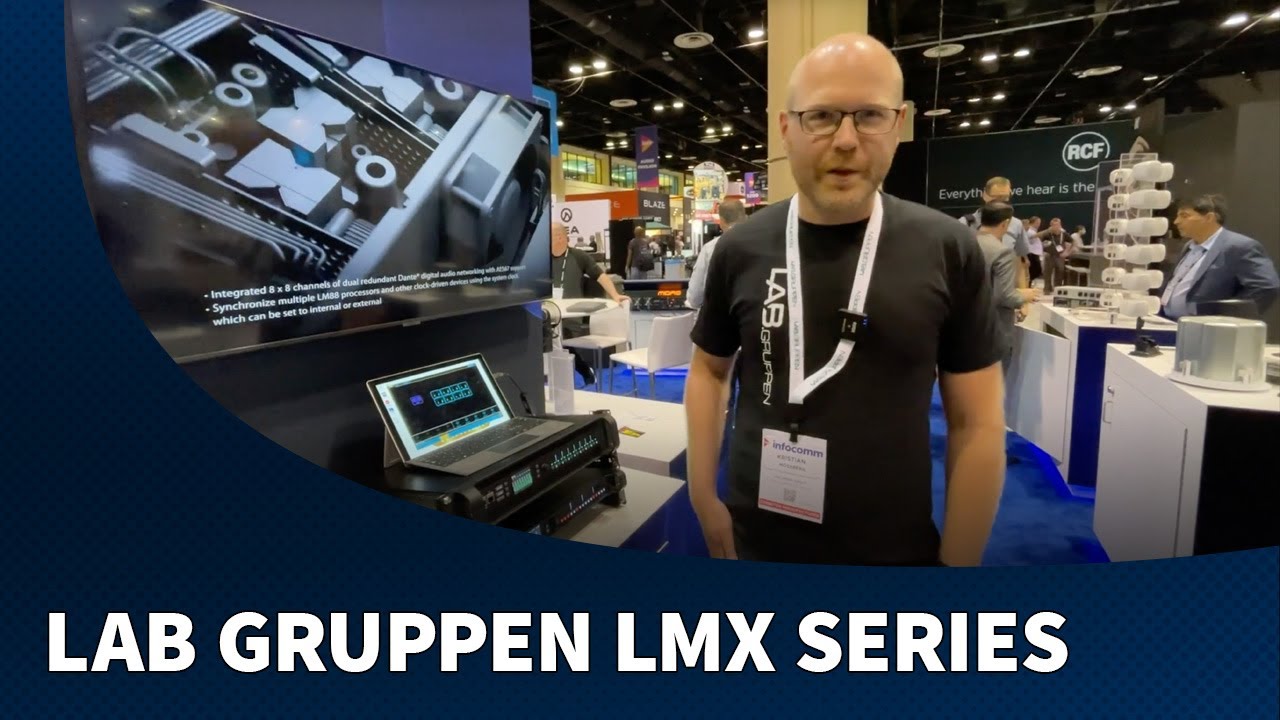 Lab Gruppen LMX Audio Processors at InfoComm 2023 - YouTube
