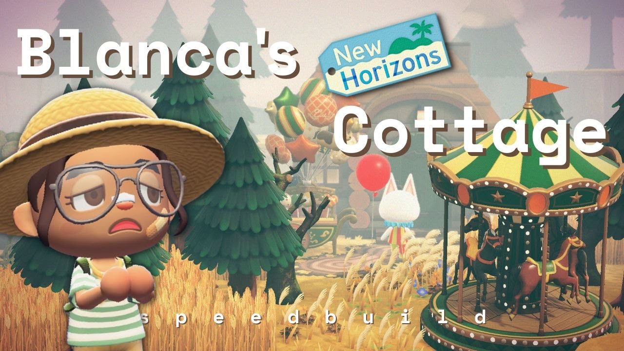 blanca's (creepy 😰) clown cottage ~ acnh halloween speedbuild ...