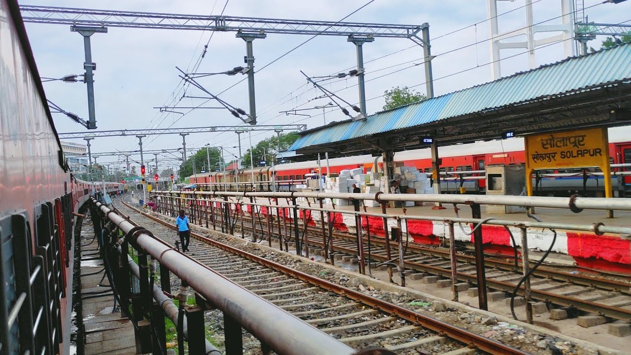 Solapur Station | Konark Express Train Arrival Departure Solapur ...