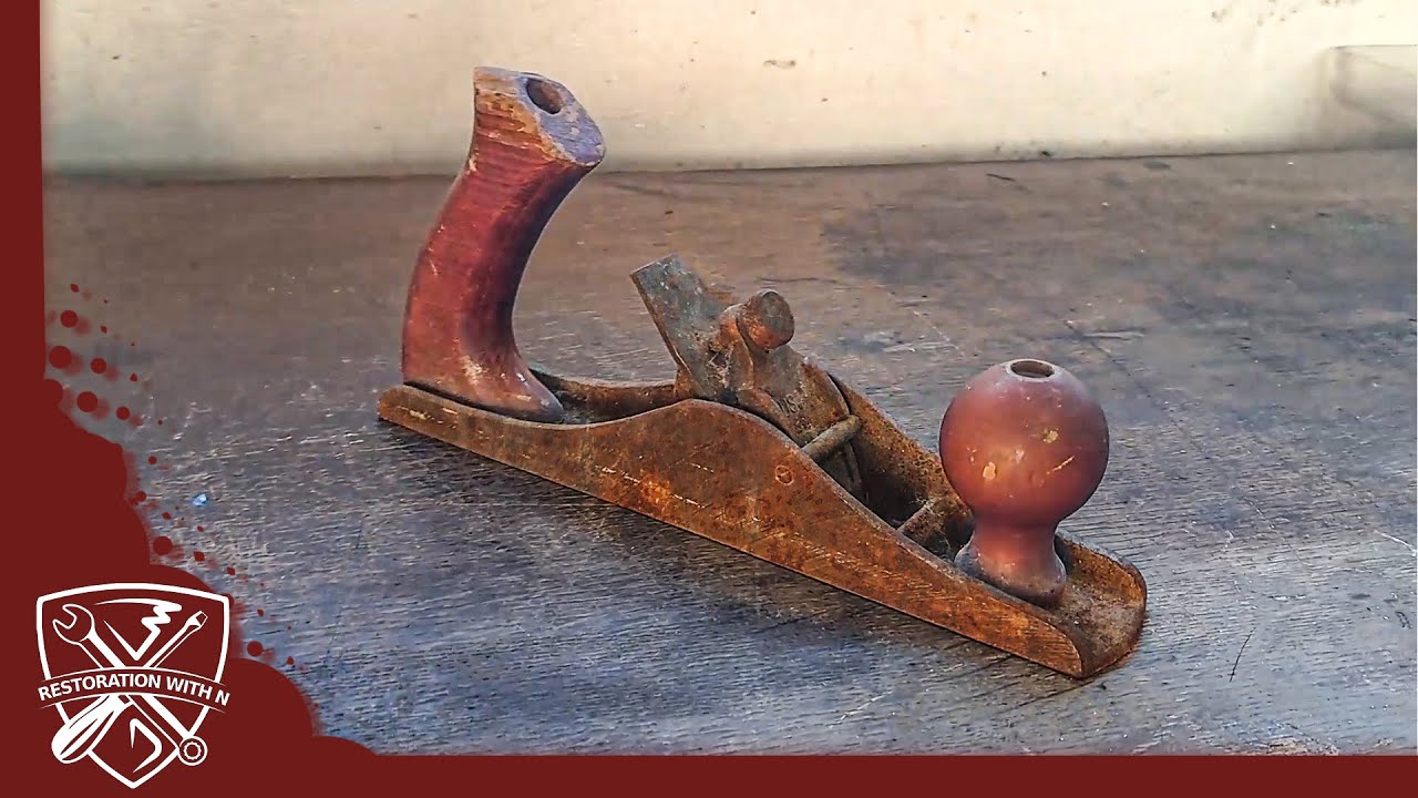 Rusty Russian Hand Plane - 1970s - Full Restoration - YouTube