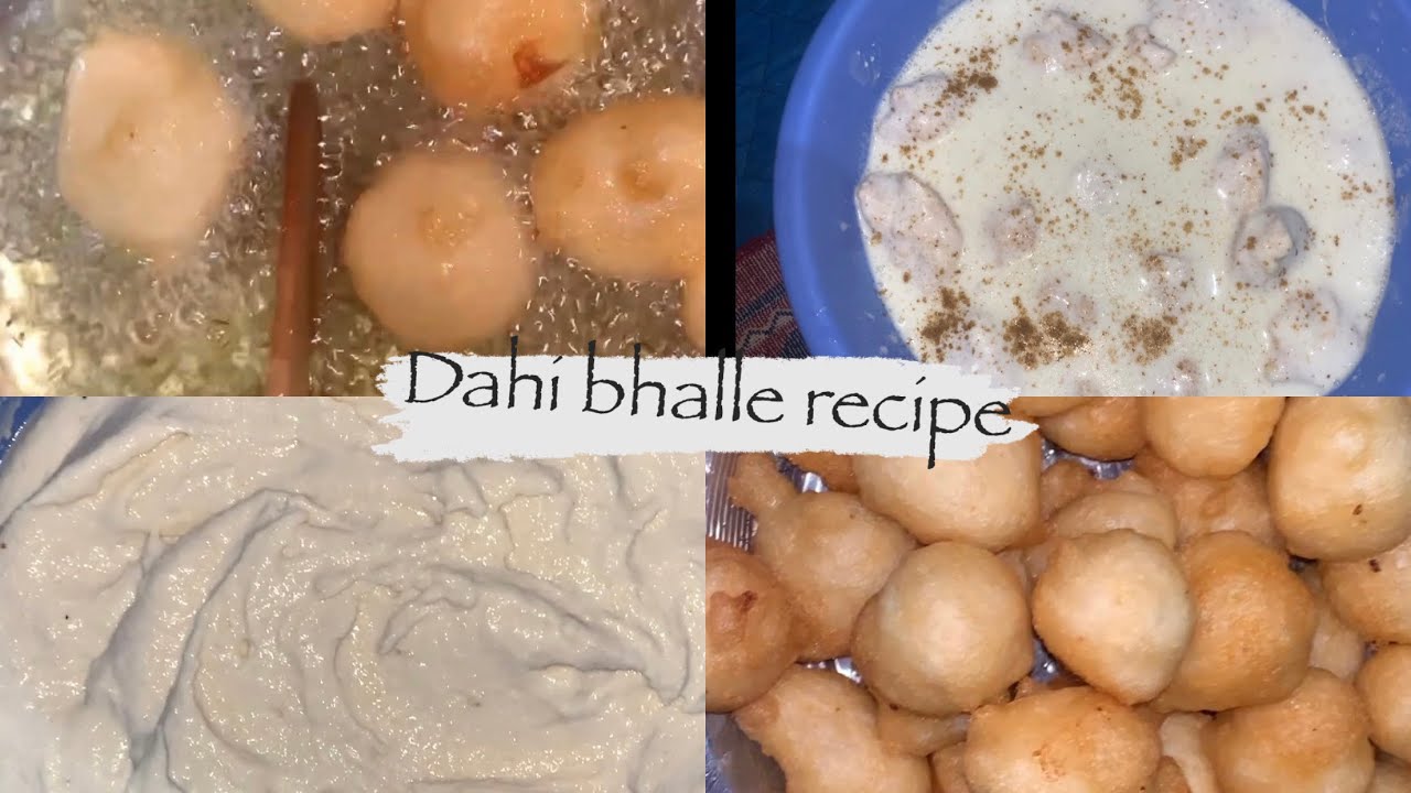 Dahi bhalle ki recipe|| how to make dahi bhalle|| #cooking #dahibhalla ...