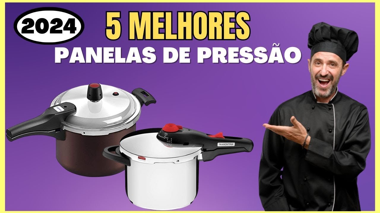 As 5 melhores Panelas de Pressão de 2024!! Tem BOA, BARATA e MUITO MAIS ...