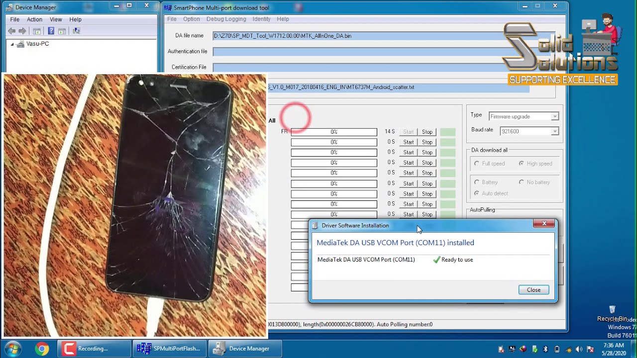 Lava Z70 Dead Boot Repair All Flashing Error Fix Complete Tested ...