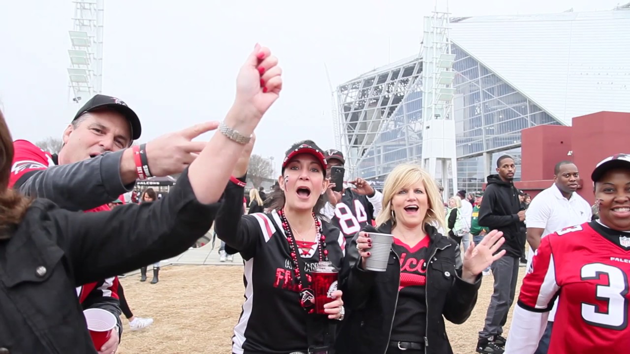 RISE UP!!! ATLANTA FALCONS TAILGATING/SUPERBOWL BOUND 1/22/17 - YouTube