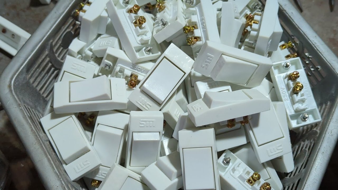 How the Melamine Switch Buttons are Made | Electric Gears Creations ...