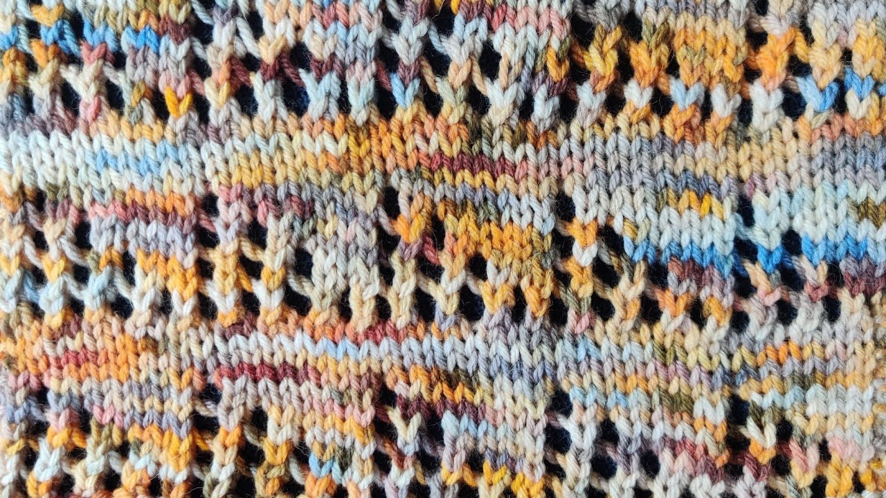 Free Lace Rectangle Pattern Knitalong 17 - YouTube