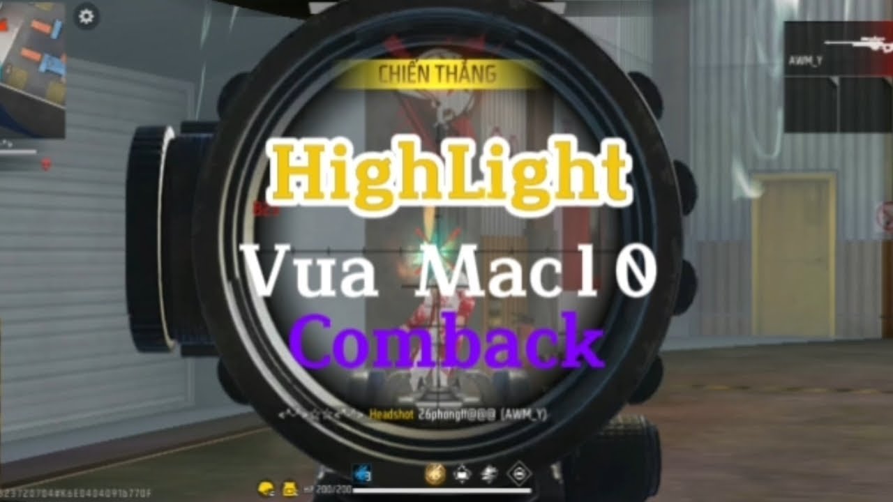 HighLight | Vua Mac10 Comback Cực Ảo Thế Này Thì Thôi Rồi ! | PhongFF - YouTube