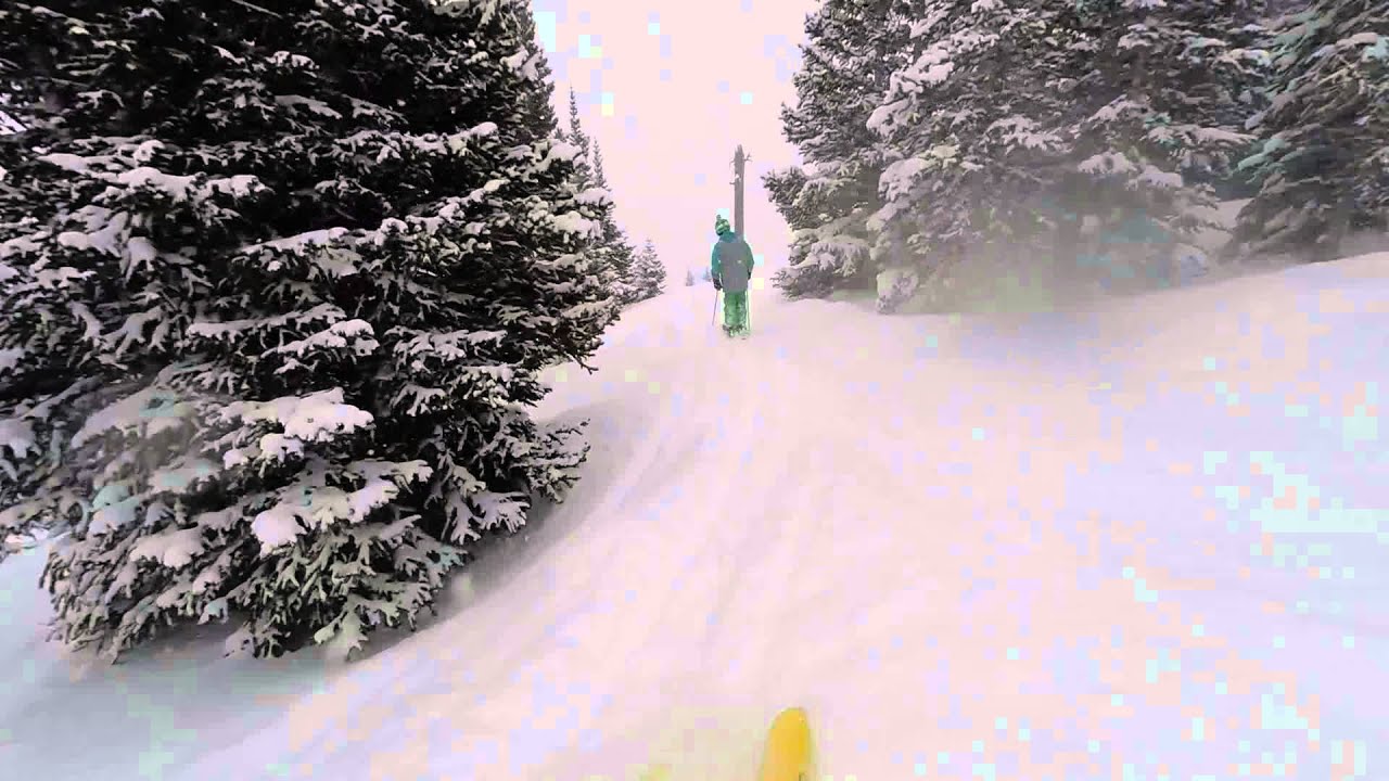 Breckenridge powder day - YouTube