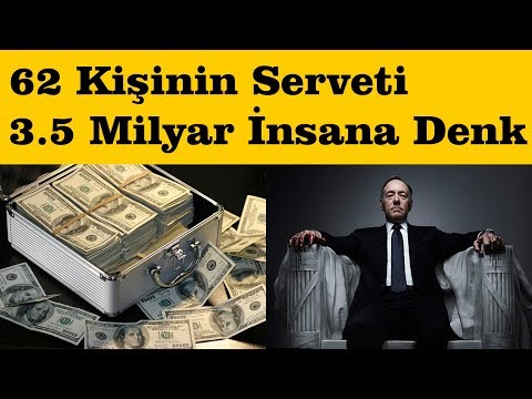 Dünyada Para Dağılımındaki Devasa Farklar  (125 Trilyon Dünya Nüfusunun Yüzde Birine Ait)