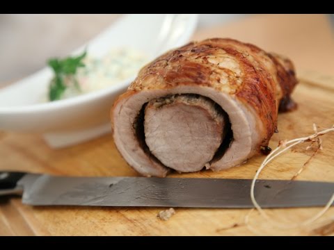 Pečena svinjska rolada - Fini Recepti by Crochef - YouTube