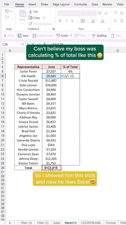 Calculate Like This Excel Exceltutorial Exceltips Excelformula Viral Shorts Ai Viral