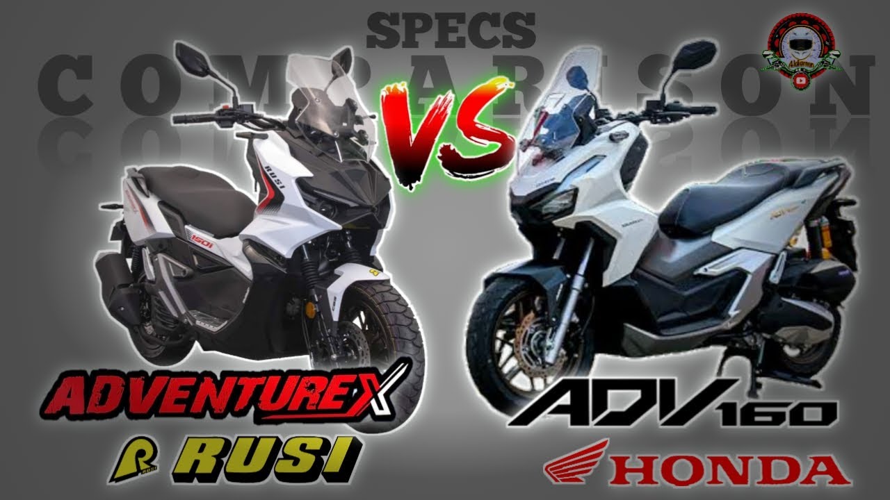 RUSI ADVENTURE X 150 vs HONDA ADV 160 SPECS COMPARISON - YouTube
