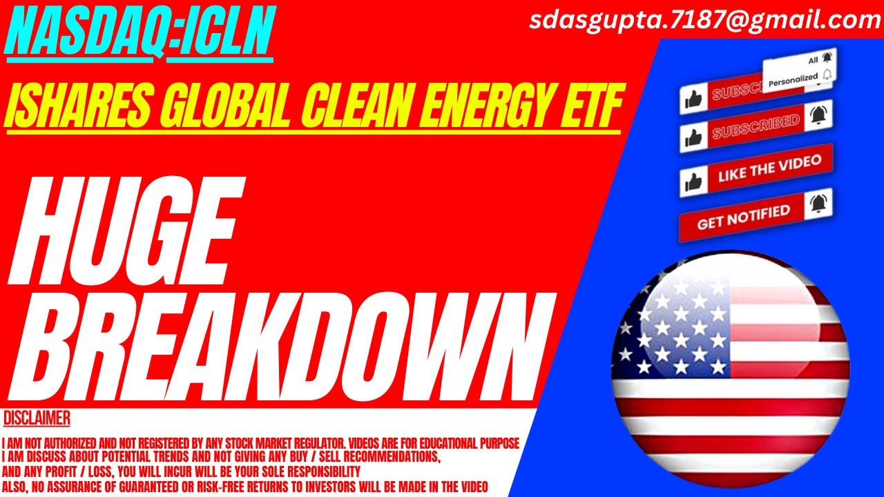 HUGE BREAKDOWN : $ICLN STOCK ANALYSIS | ISHARES GLOBAL CLEAN ENERGY ETF ...