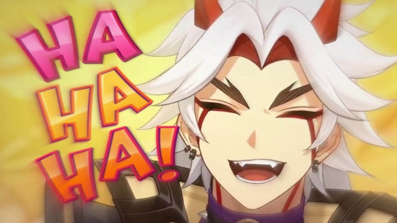 Arataki Itto but he's just laughing | Genshin Impact - YouTube