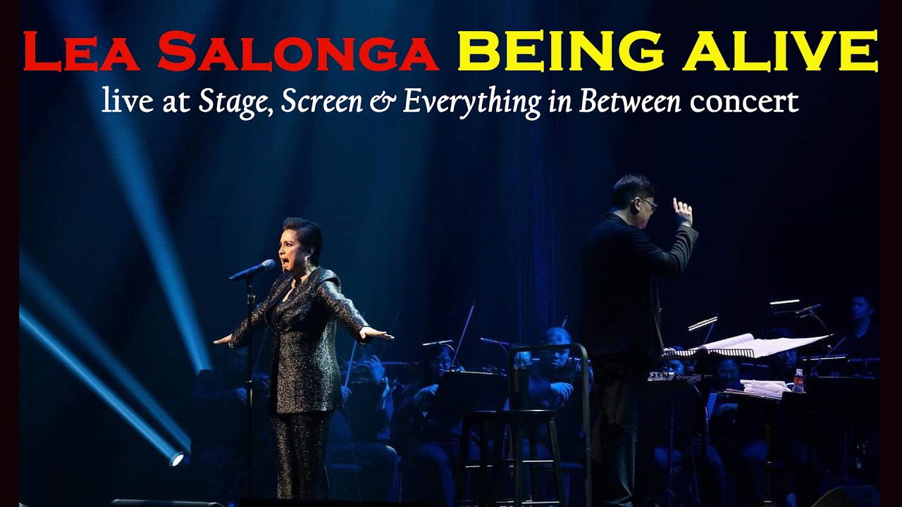 Les Salonga singing BEING ALIVE live at Stage Screen and Anything in ...