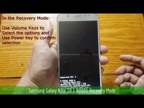 Samsung Galaxy Note 10.1 N8005 Recovery Mode