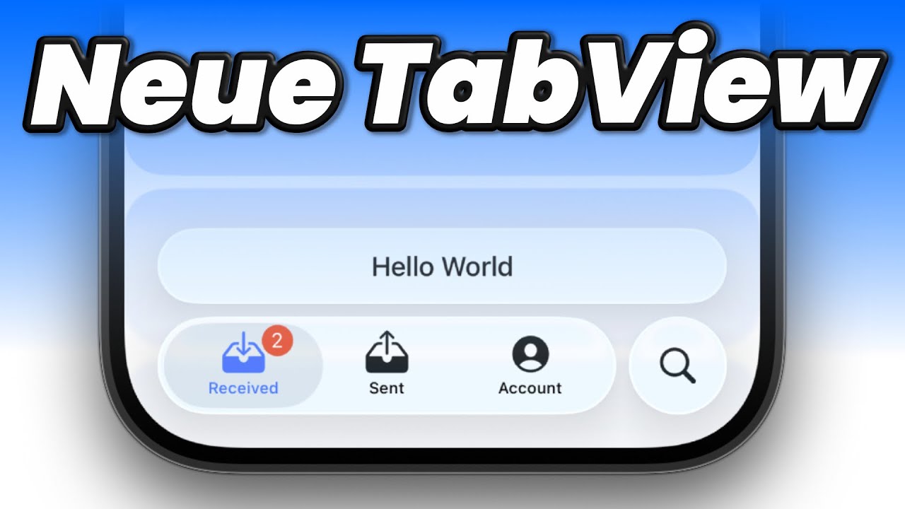Neue SwiftUI TabView - WWDC2025 - YouTube