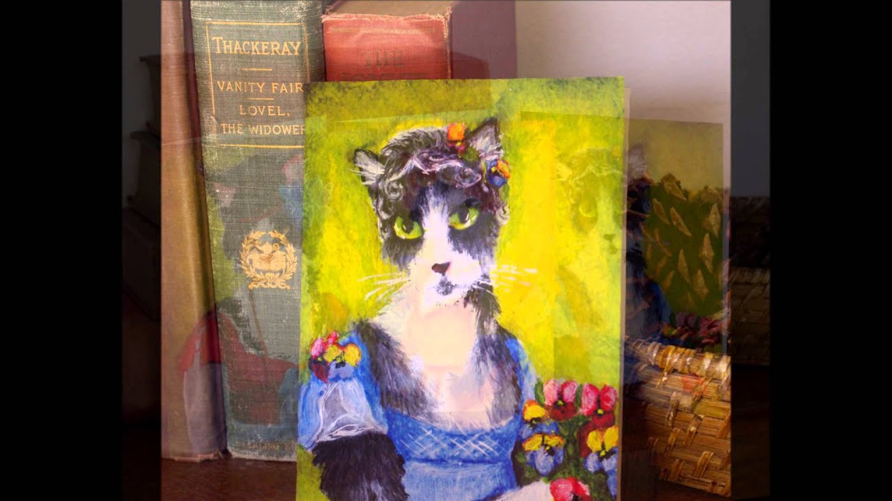 Cat Art inspired by Jane Austen. Regency Cats by Tara Fly - YouTube