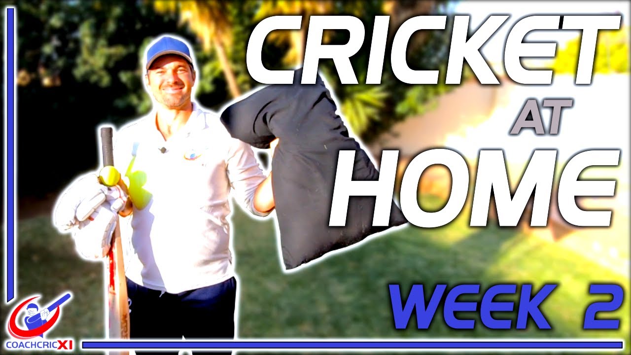 Cricket Drills at HOME - Batting, Bowling and Fielding at HOME - Week 2 ...