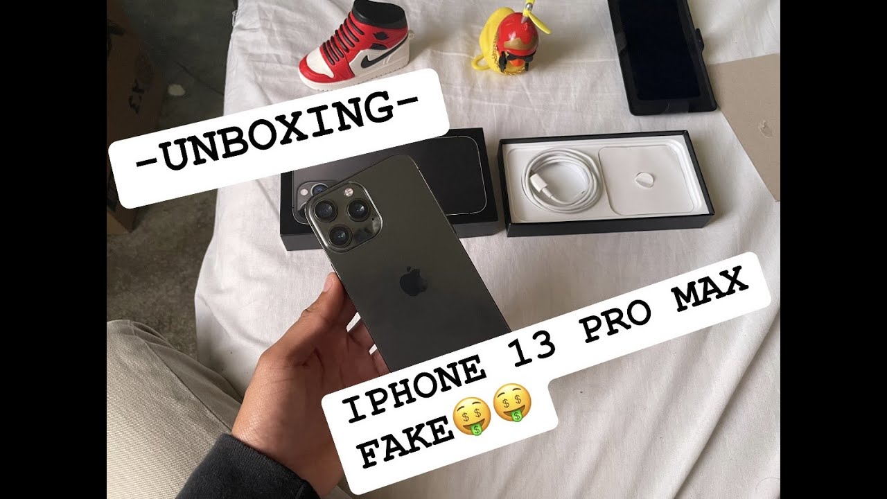 UNBOXING DEL IPHONE 13 PRO MAX (FAKE) SE VE COOL??🧐🧐 - YouTube