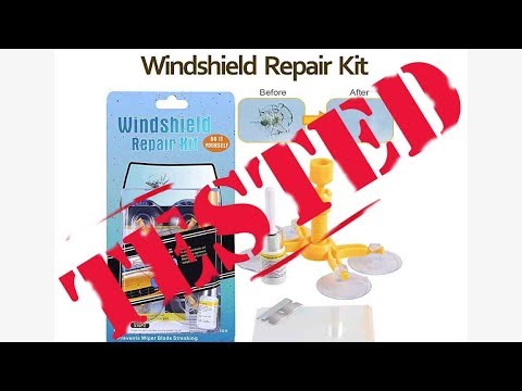 Audi A4 (B8) repairs. Episode 5, D.I.Y. Car windscreen chip repair kit ...
