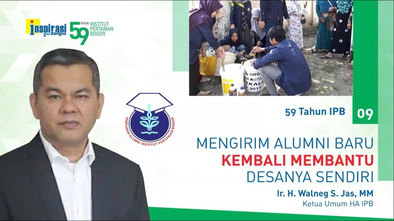 TIDAK HANYA KEGIATAN REUNI (59 Tahun IPB - 09) - YouTube