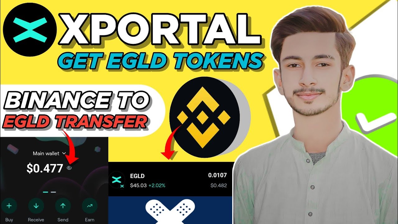 How To Get EGLD Tokens | Binance to Xportal EGLD Tokens Transaction ...