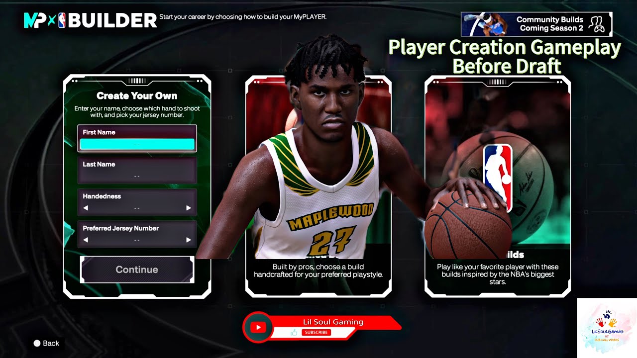 NBA2K26 MY CAREER | PLAYER CREATION + BUILD - YouTube
